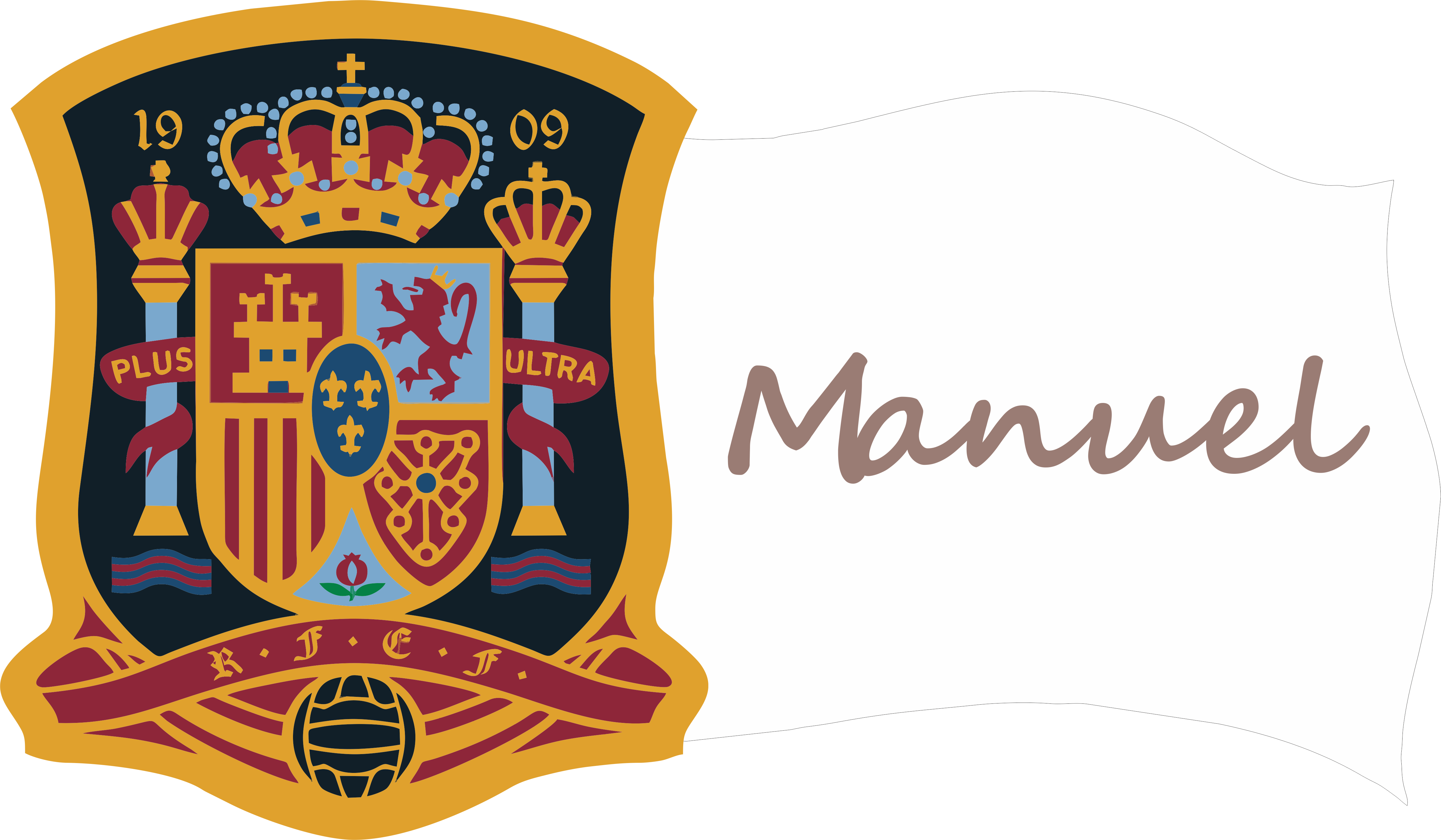 Letrero madera España – Camaleón Print